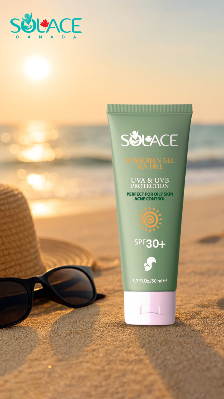 Fragrance-free Sunscreen for migraine - Solace